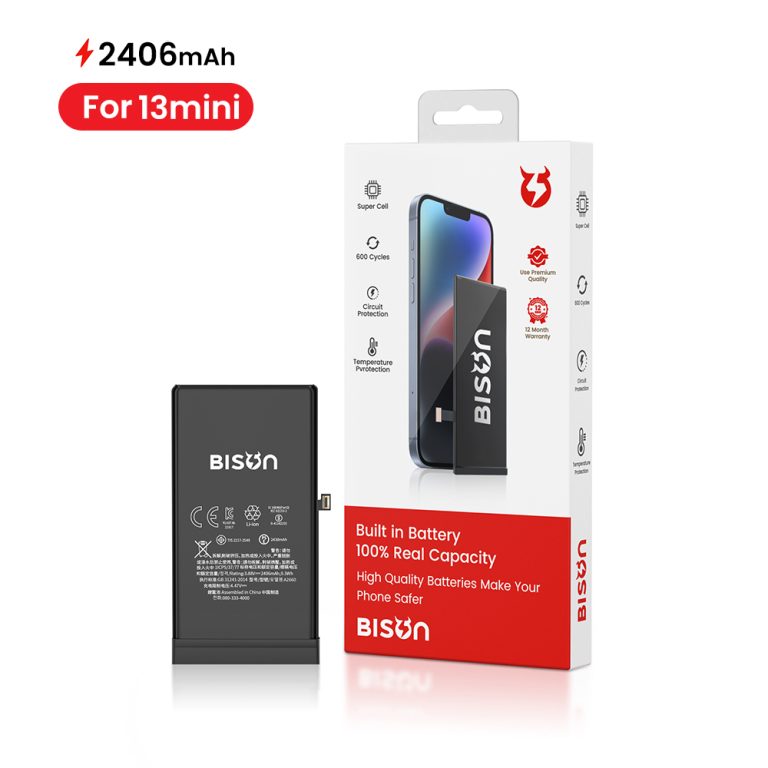 Pin Bison iPhone 13 Mini dung lượng chuẩn 2406mAh - Đình Hiếu Mobile